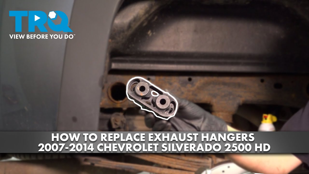 How to Replace Exhaust Hangers 2007-2014 Chevrolet Silverado 2500 HD | 1A Auto