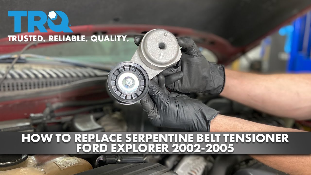 How to Replace Serpentine Belt Tensioner 2002-2005 Ford Explorer | 1A Auto