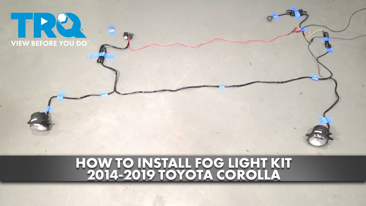 How to Install Fog Light Kit 2014-2019 Toyota Corolla | 1A Auto