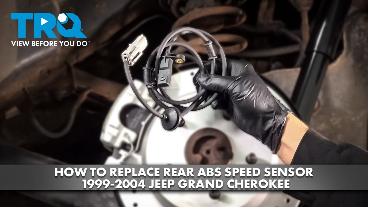 How to Replace Rear ABS Wheel Speed Sensors 1999-2004 Jeep Grand ...