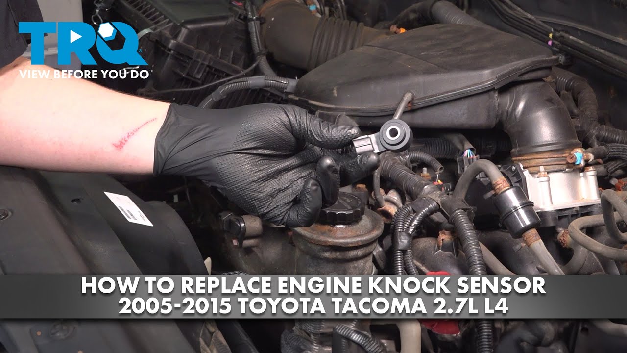 How to Replace Engine Knock Sensor 2005-2015 Toyota Tacoma 27L L4 | 1A Auto
