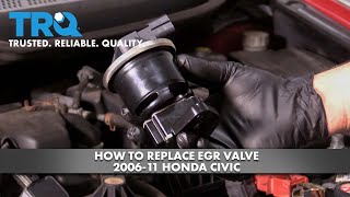 How To Replace Egr Valve 2006 11 Honda Civic 1a Auto