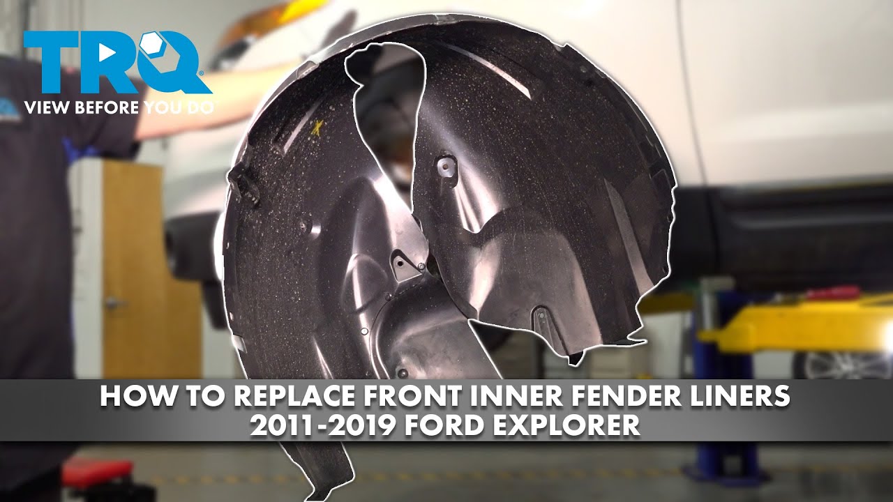 How to Replace Front Inner Fender Liners 2011-2019 Ford Explorer | 1A Auto