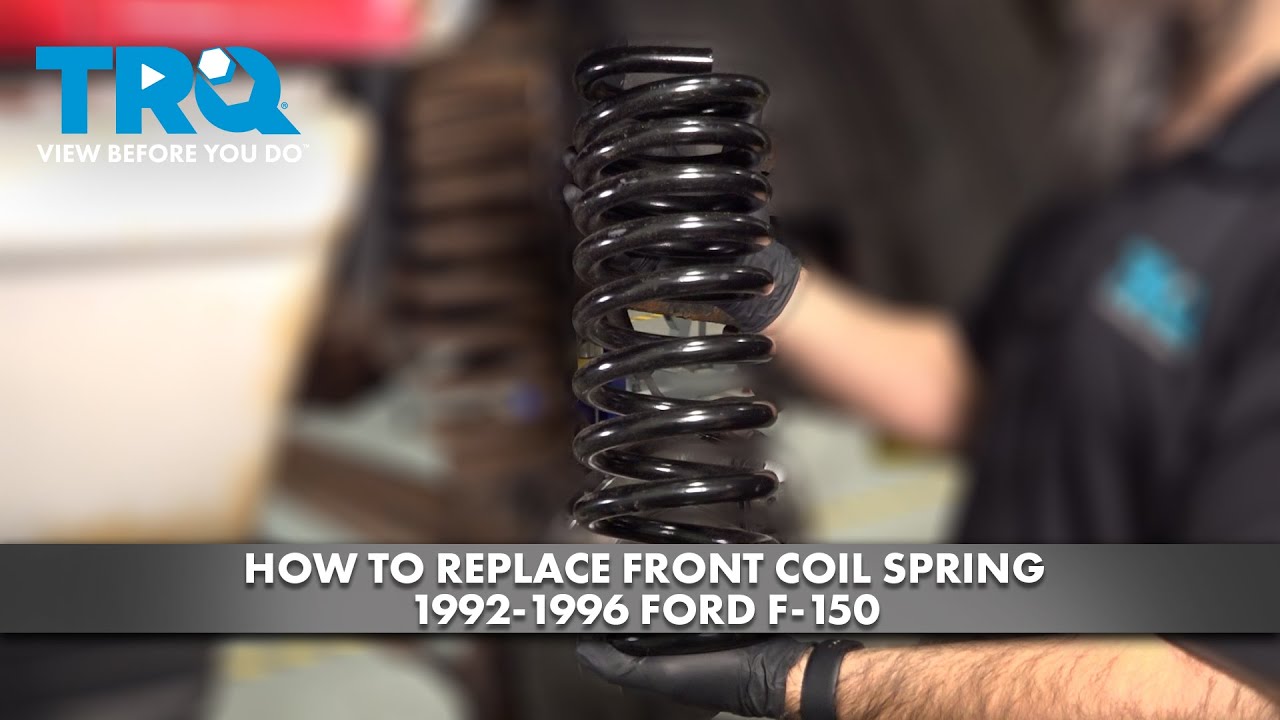 How to Replace Front Coil Spring 1992-1996 Ford F-150 | 1A Auto