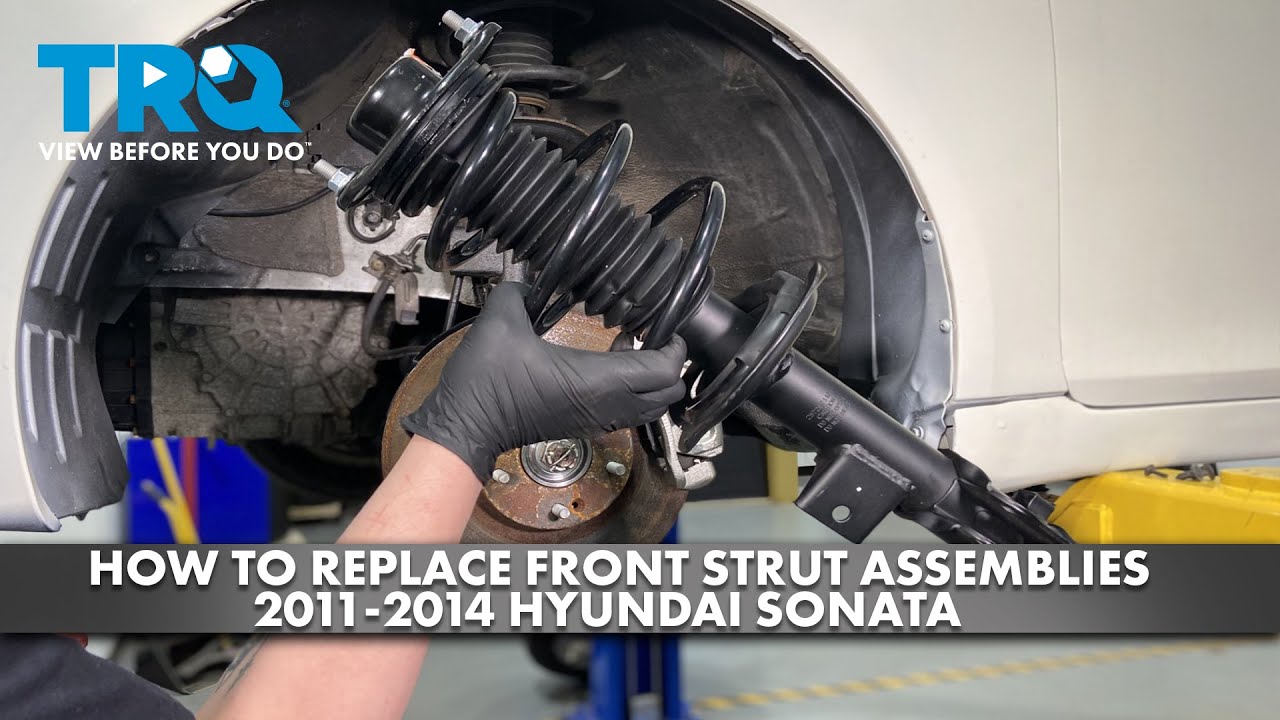 How to Replace Front Strut Assemblies 2011-2014 Hyundai Sonata | 1A Auto