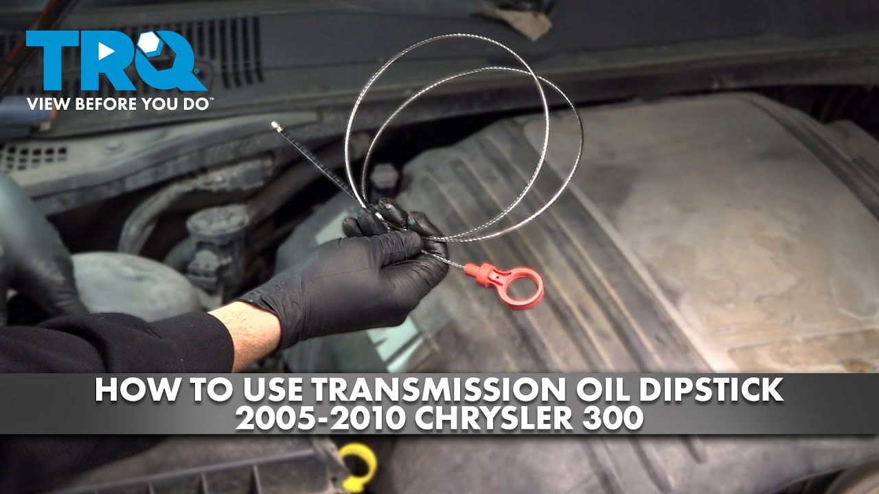 How to Use Transmission Oil Dipstick 2005-2010 Chrysler 300 | 1A Auto