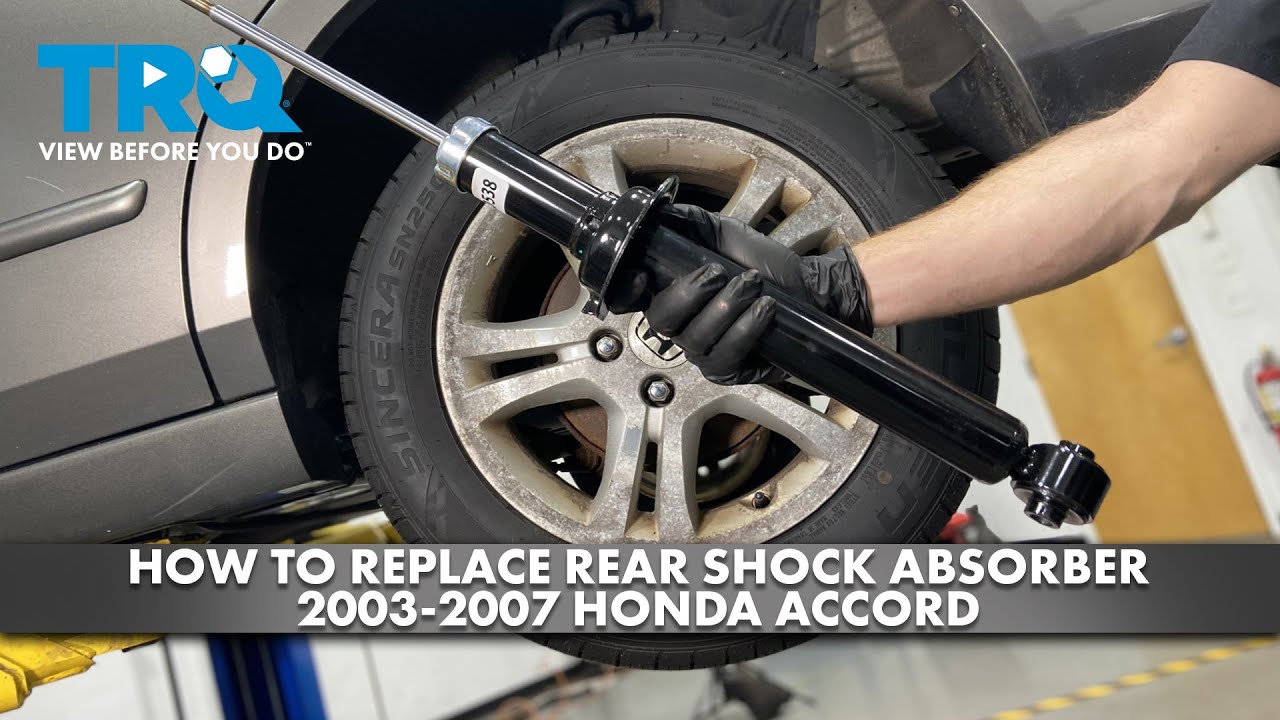 How to Replace Rear Shock Absorber 2003-2007 Honda Accord | 1A Auto