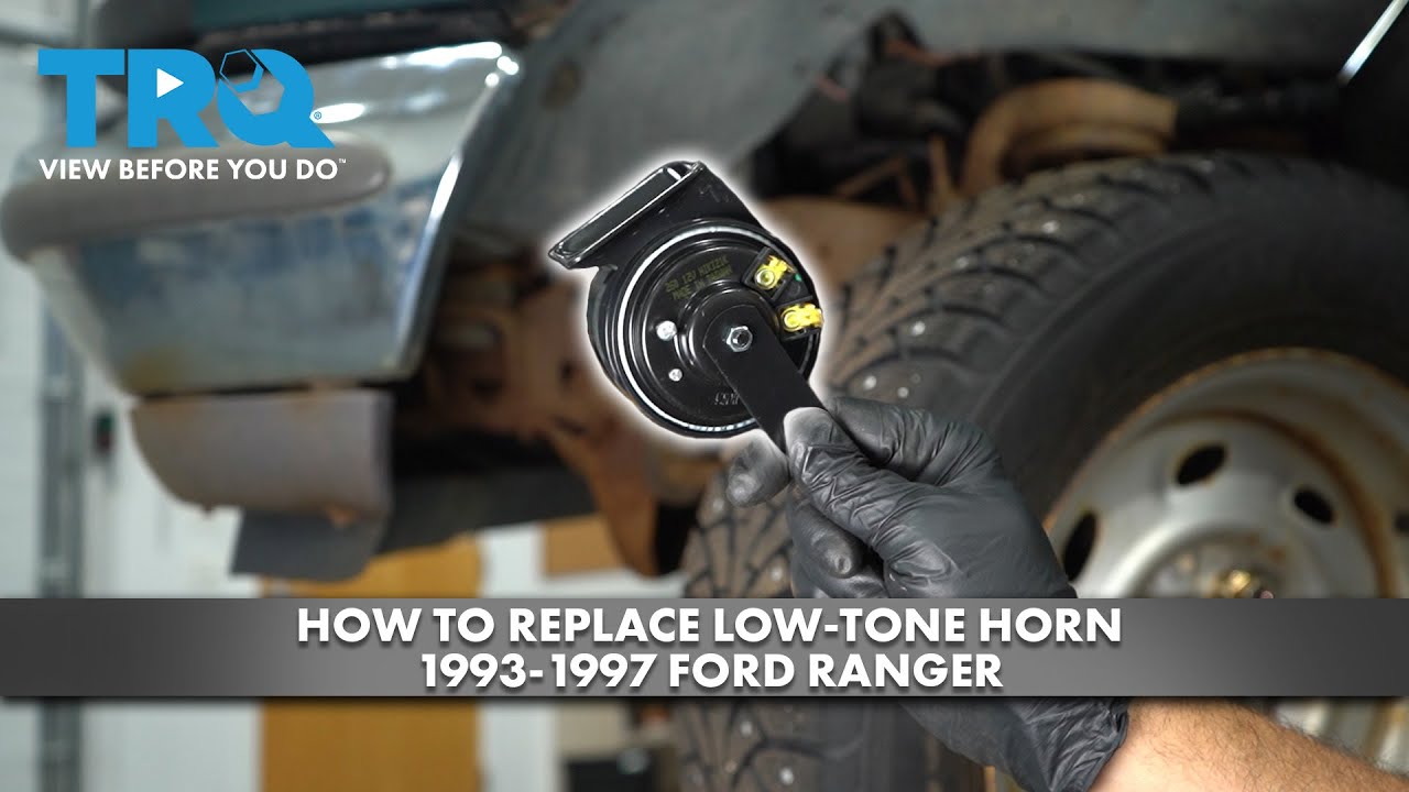 How To Replace Low-Tone Horn 1993-1997 Ford Ranger | 1A Auto