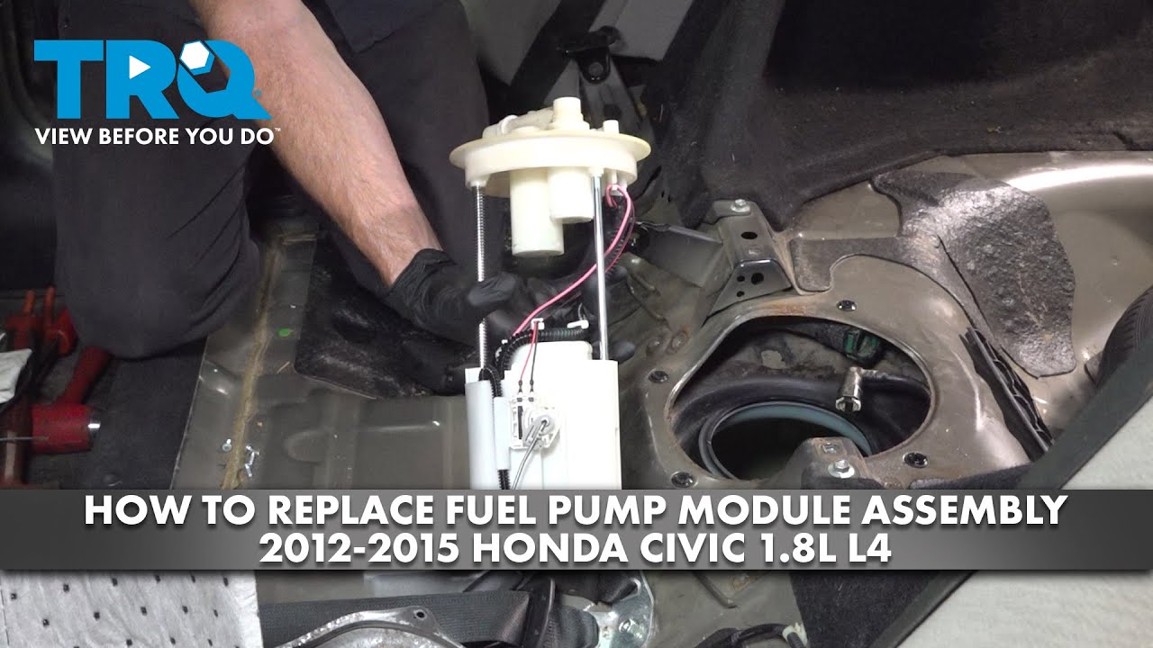 How to Replace Fuel Pump Module Assembly 2012-2015 Honda Civic 18L L4 | 1A Auto