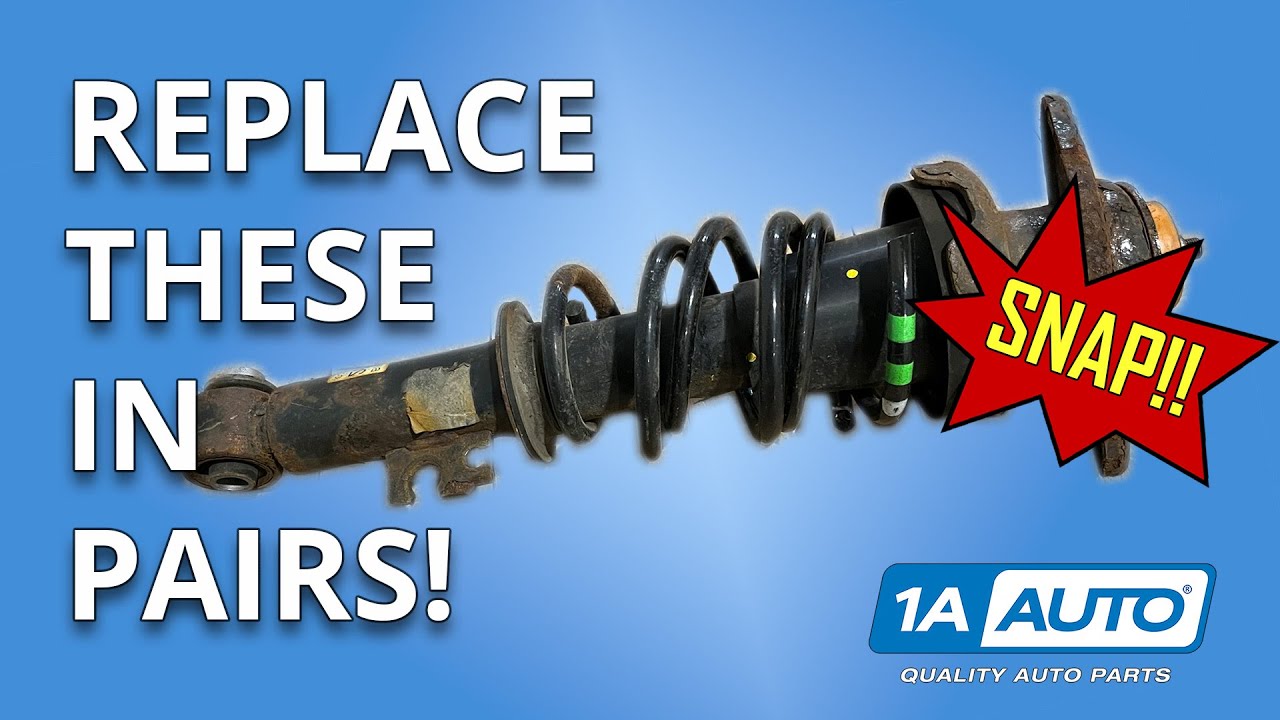 Broken Springs Leaking Struts Always Replace These Car and Truck Parts ...