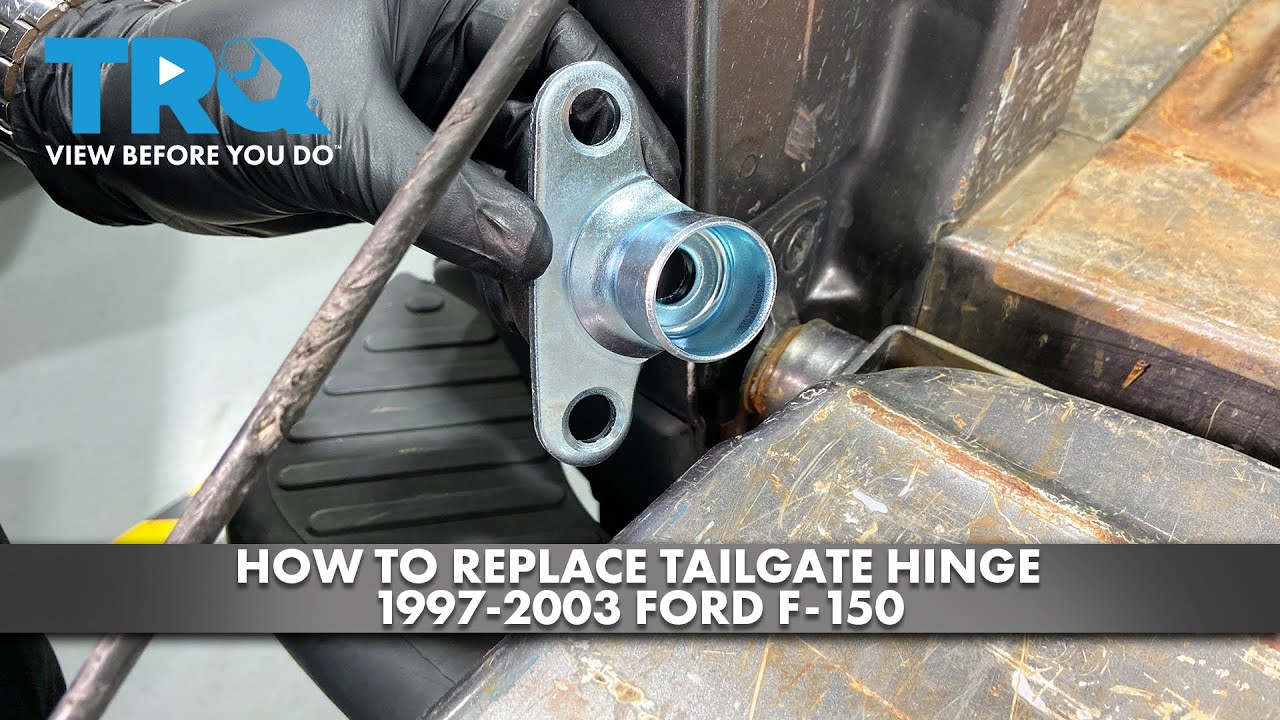 How to Replace Tailgate Hinge Set 1997-2003 Ford F-150 | 1A Auto