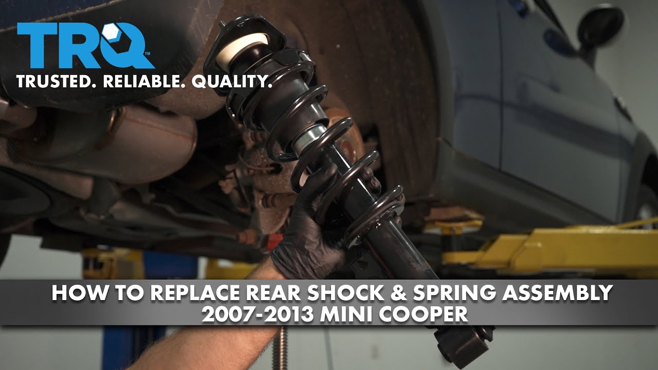 How to Replace Rear Shock Spring Assembly 2007-2013 Mini Cooper | 1A Auto