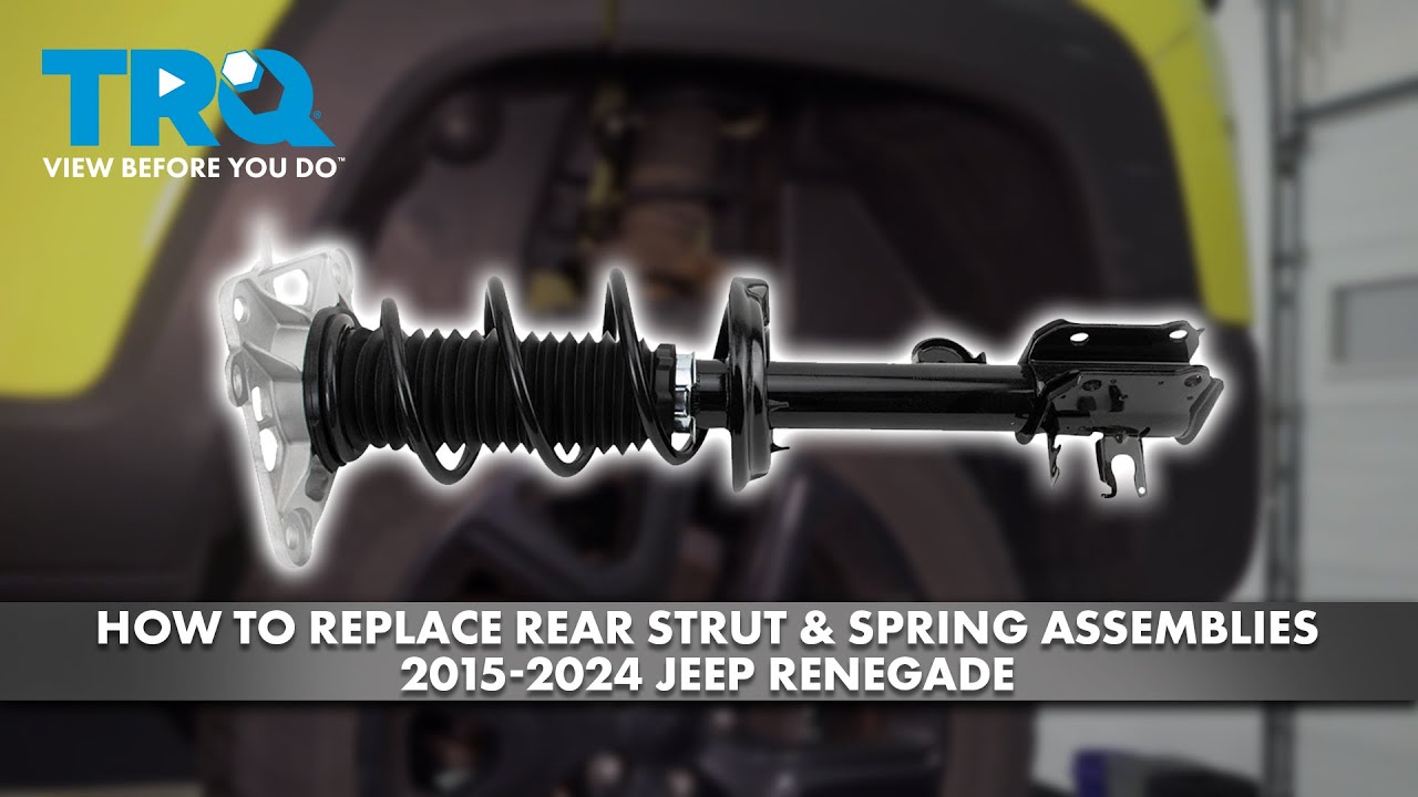 How to Replace Rear Strut Spring Assemblies 2015-2024 Jeep Renegade ...