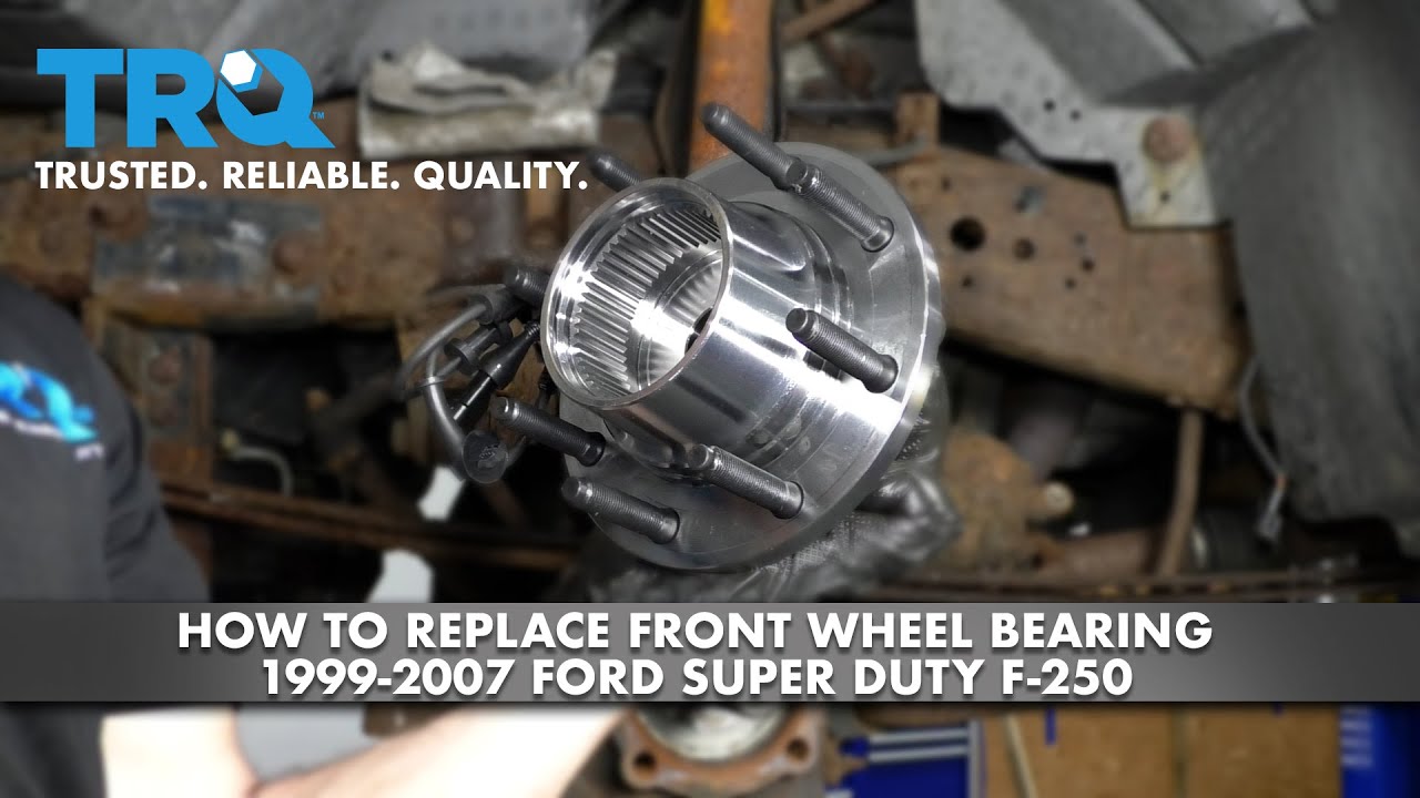 How to Replace Front Wheel Bearing 1999-2007 Ford Super Duty F-250 | 1A Auto