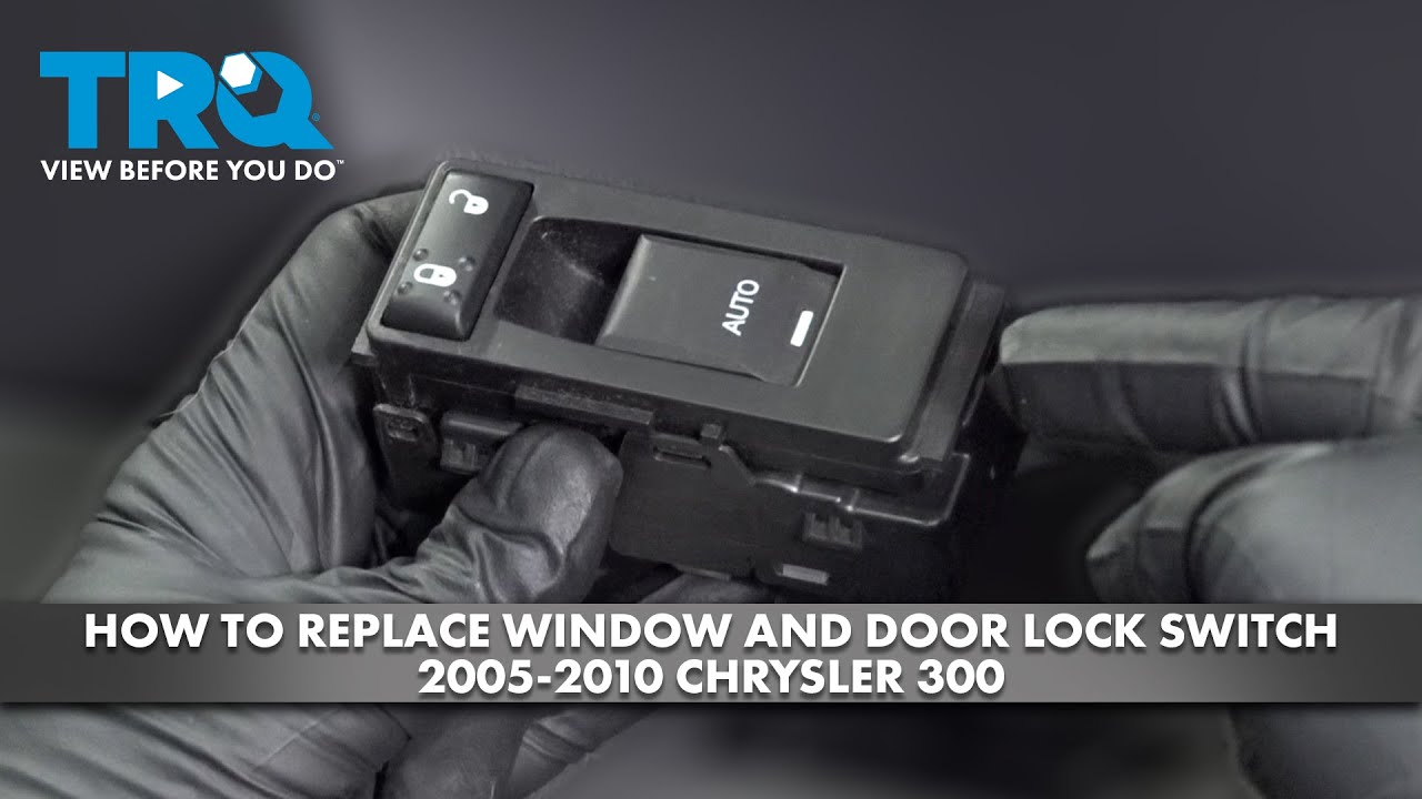 How to Replace Window and Door Lock Switch 2005-2010 Chrysler 300 | 1A Auto