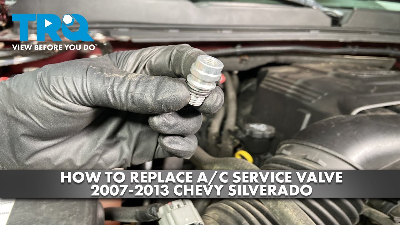 How to Replace AC Service Valve 2007-2013 Chevy Silverado | 1A Auto
