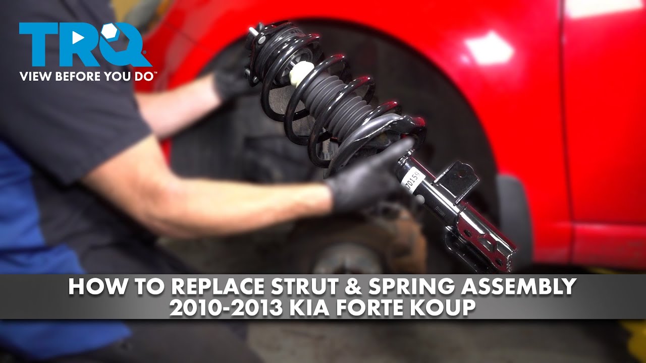 How to Replace Strut Spring Assembly 2010-2013 Kia Forte Koup | 1A Auto