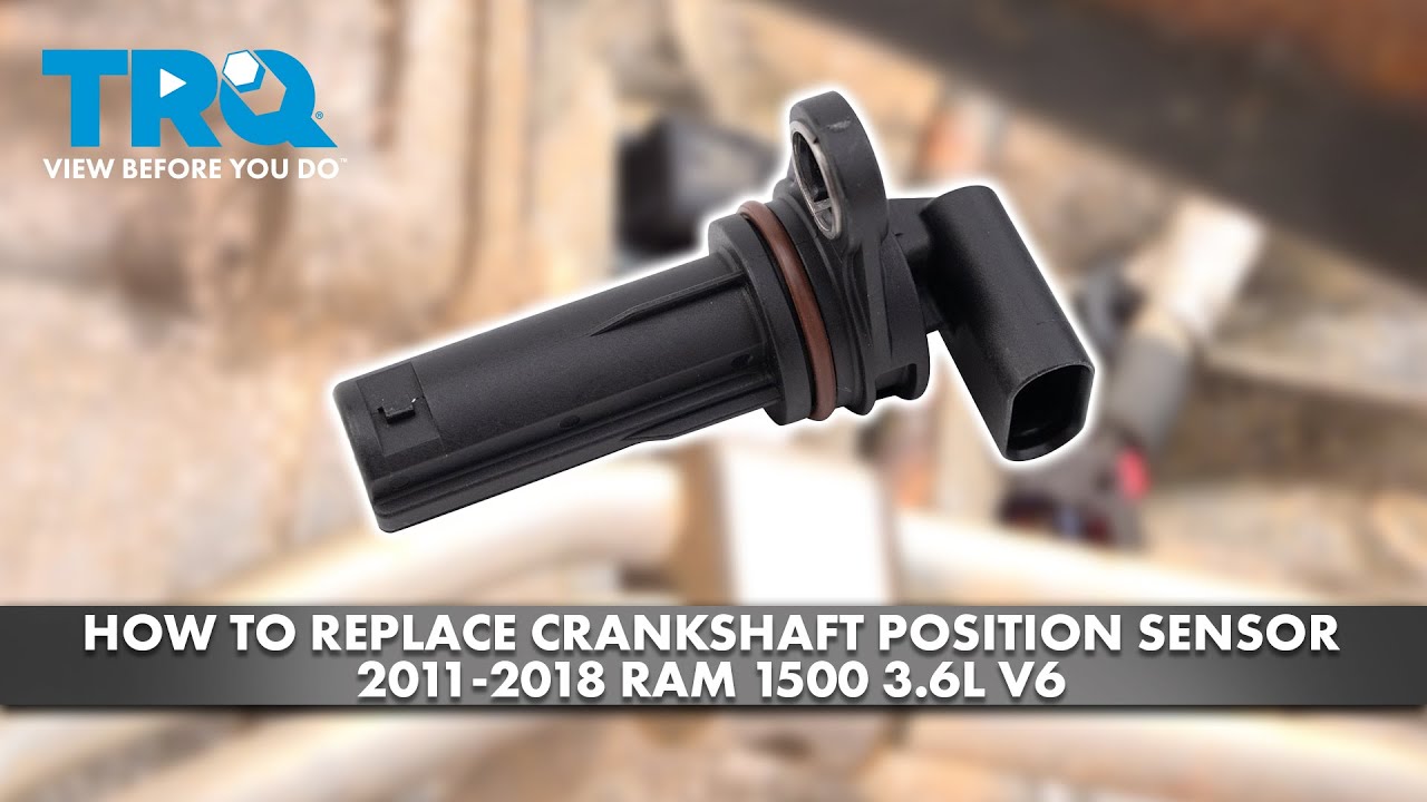 How to Replace Crankshaft Position Sensor 2011-2018 Ram 1500 36L V6 | 1A Auto