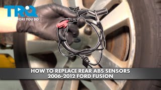 How to Replace Rear ABS Sensors 2006-2012 Ford Fusion | 1A Auto