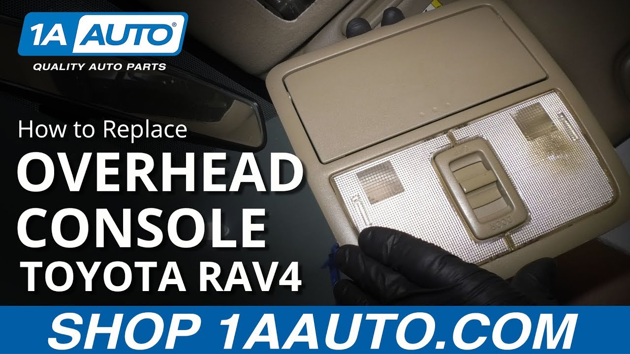 How to Remove Overhead Console 2005-16 Toyota RAV4 | 1A Auto