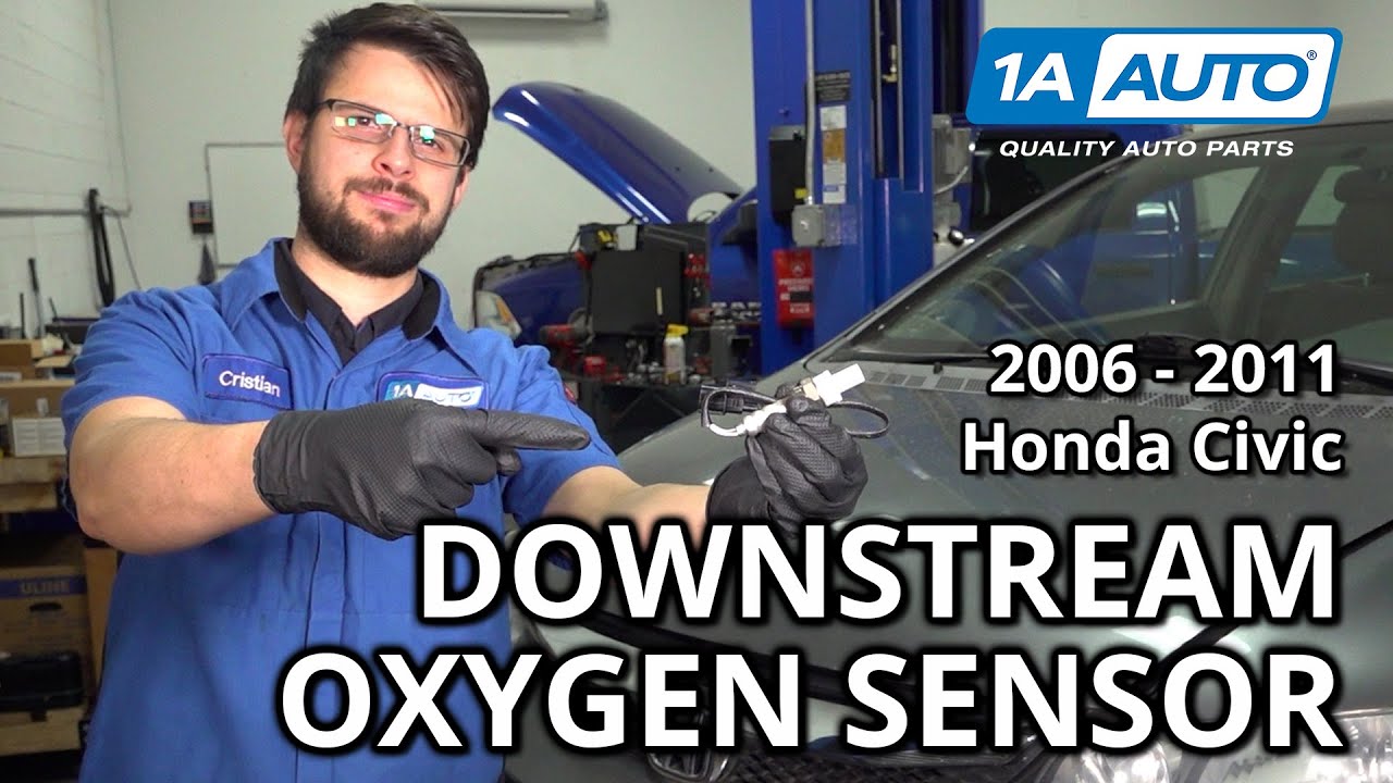 How to Replace Downstream Oxygen Sensor 2006-2011 Honda Civic | 1A Auto