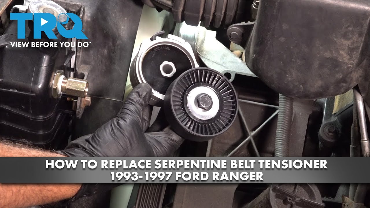 How to Replace Serpentine Belt Tensioner 1993-1997 Ford Ranger | 1A Auto