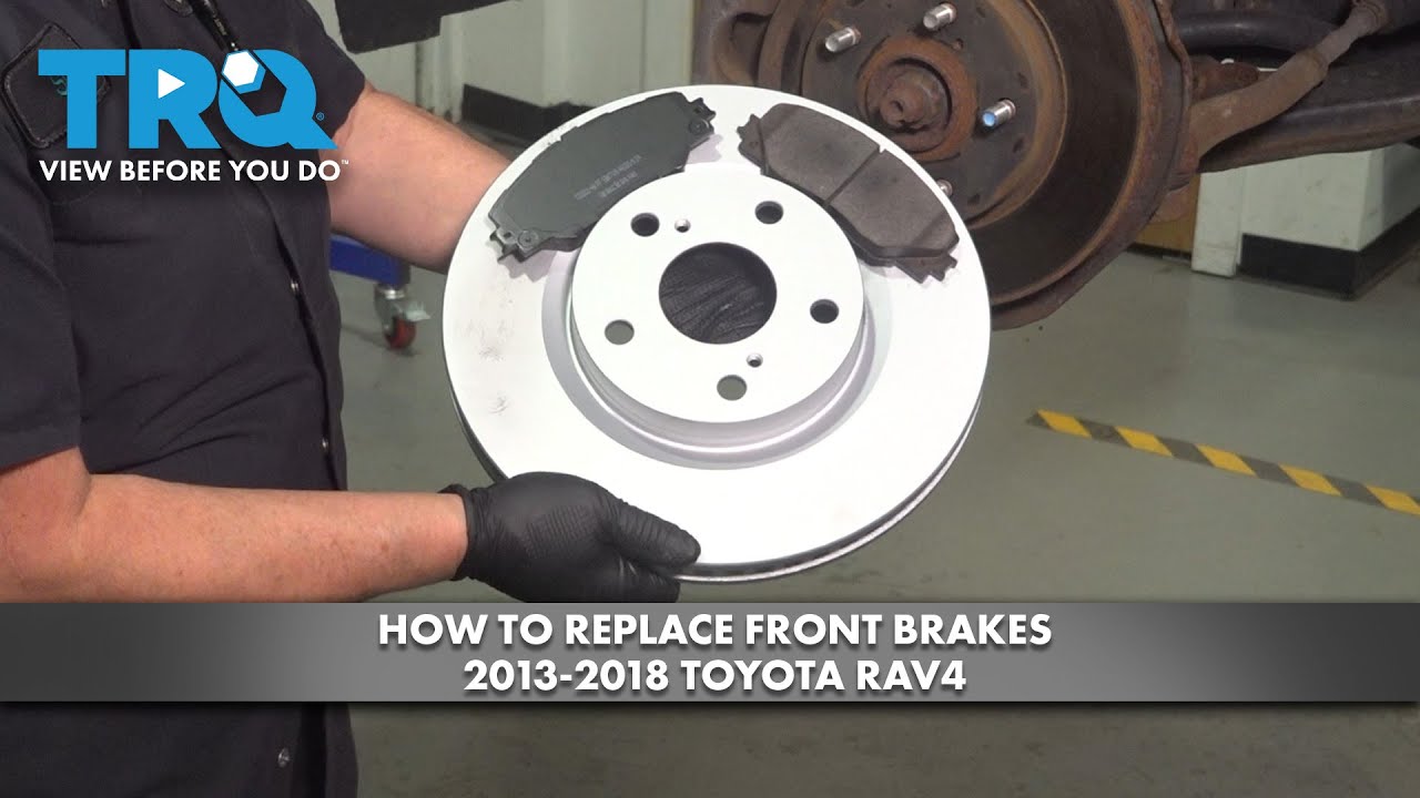 How to Replace Front Brakes 2013-2018 Toyota RAV4 | 1A Auto