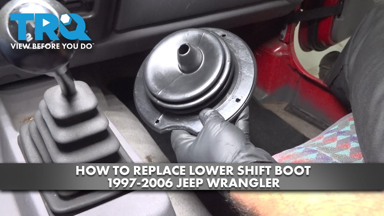 How to Replace Lower Shift Boot 1997-2006 Jeep Wrangler | 1A Auto