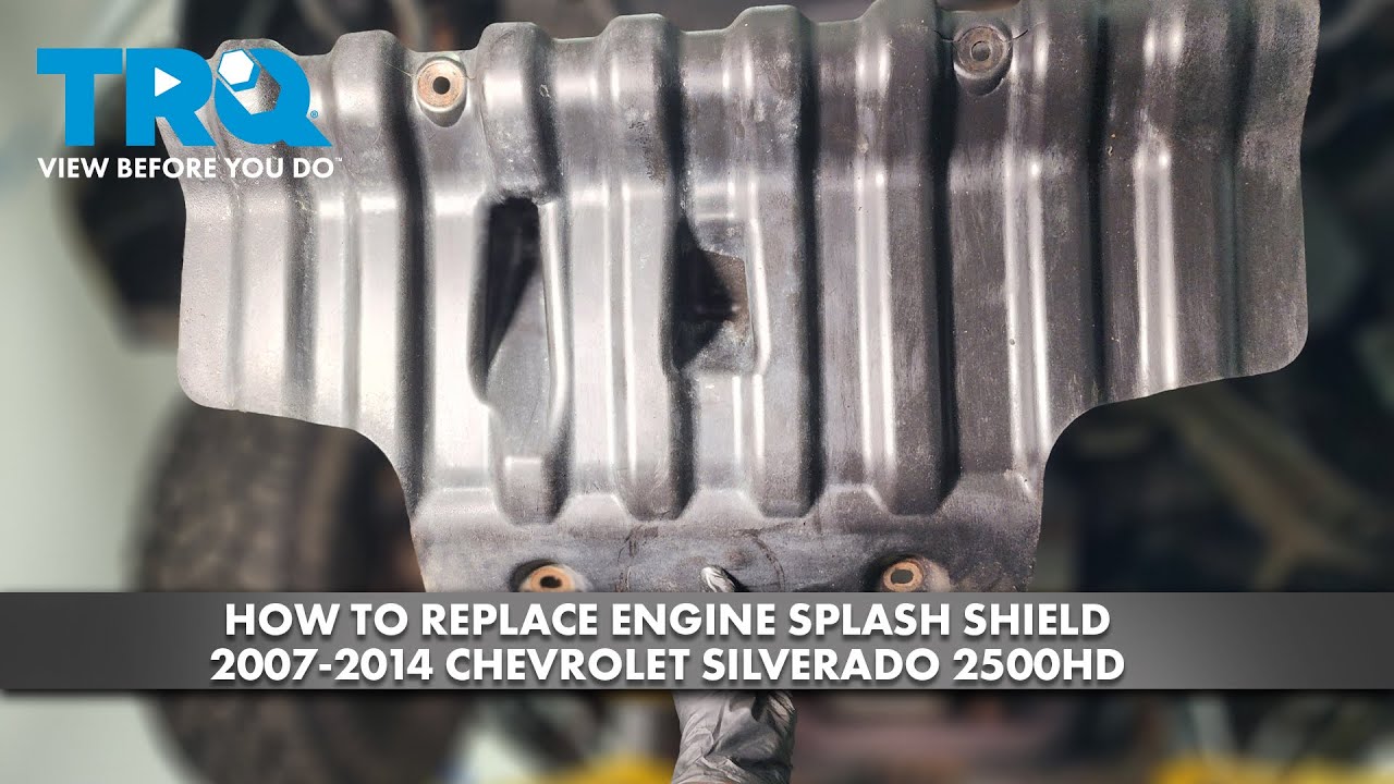 How to Replace Engine Splash Shield 2007-2014 Chevrolet Silverado ...