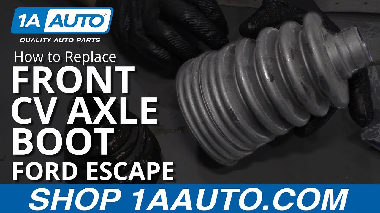 How to Replace Front CV Axle Boot 2008-12 Ford Escape | 1A Auto