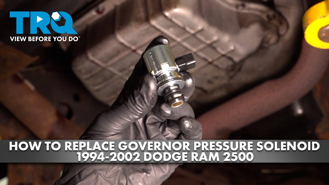 How to Replace Governor Pressure Solenoid 1994-2002 Dodge Ram 2500 | 1A ...