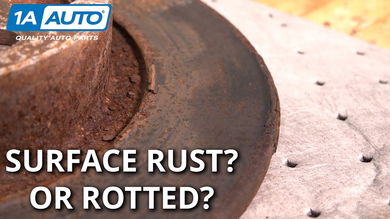 Are Your Brake Rotors Rotted or Is it Surface Rust Easily Replace These ...