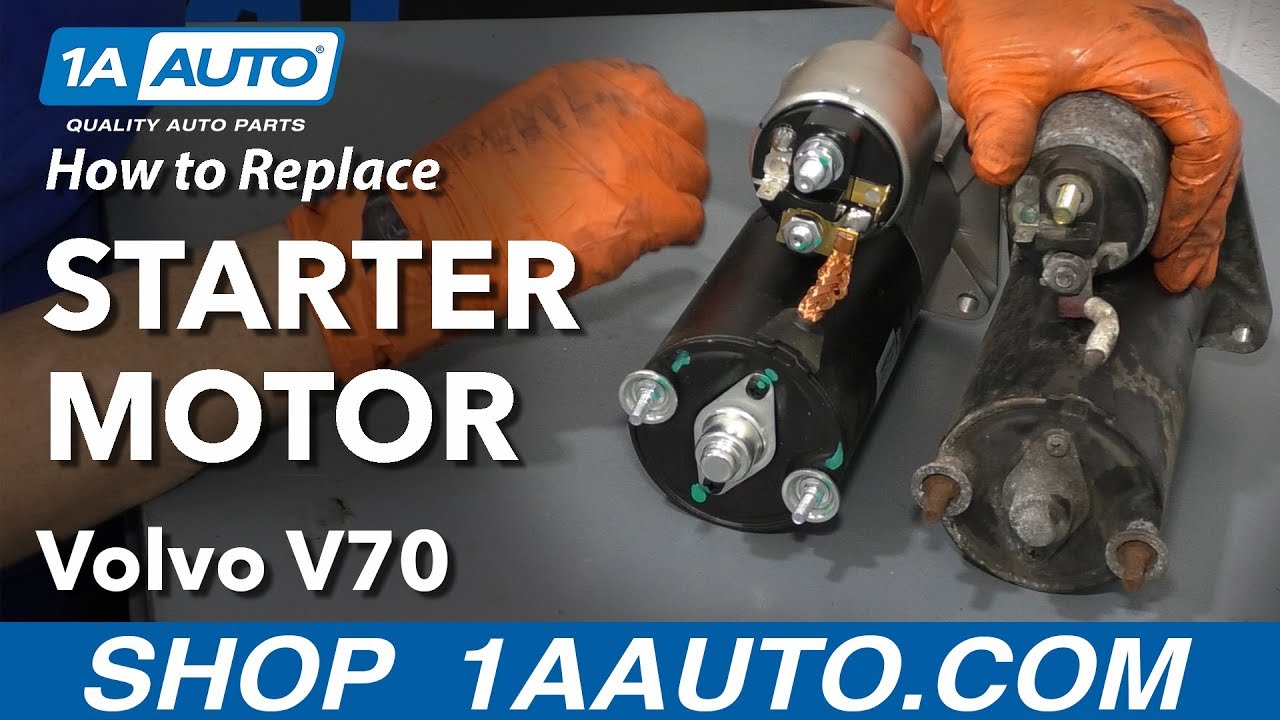 How to Replace Starter Motor 2000-07 Volvo V70 | 1A Auto
