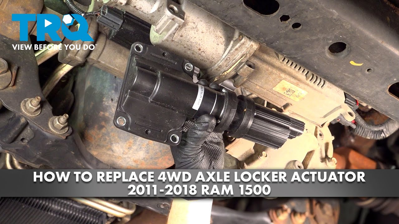 How to Replace 4WD Axle Locker Actuator 2011-2018 Ram 1500 57L V8 | 1A Auto