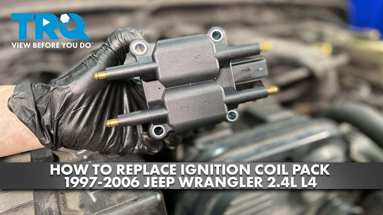 How to Replace Ignition Coil Pack 1997-2006 Jeep Wrangler 24L L4 | 1A Auto