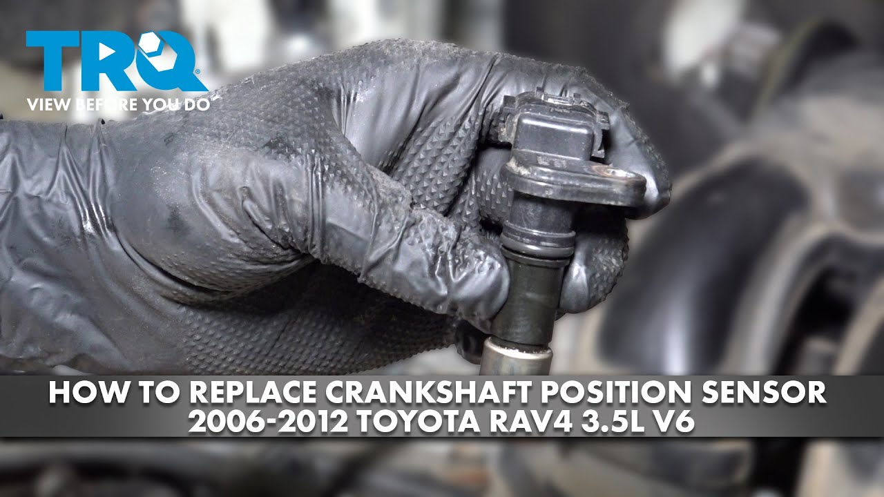 How to Replace Crankshaft Position Sensor 2006-2012 Toyota RAV4 35L V6 ...
