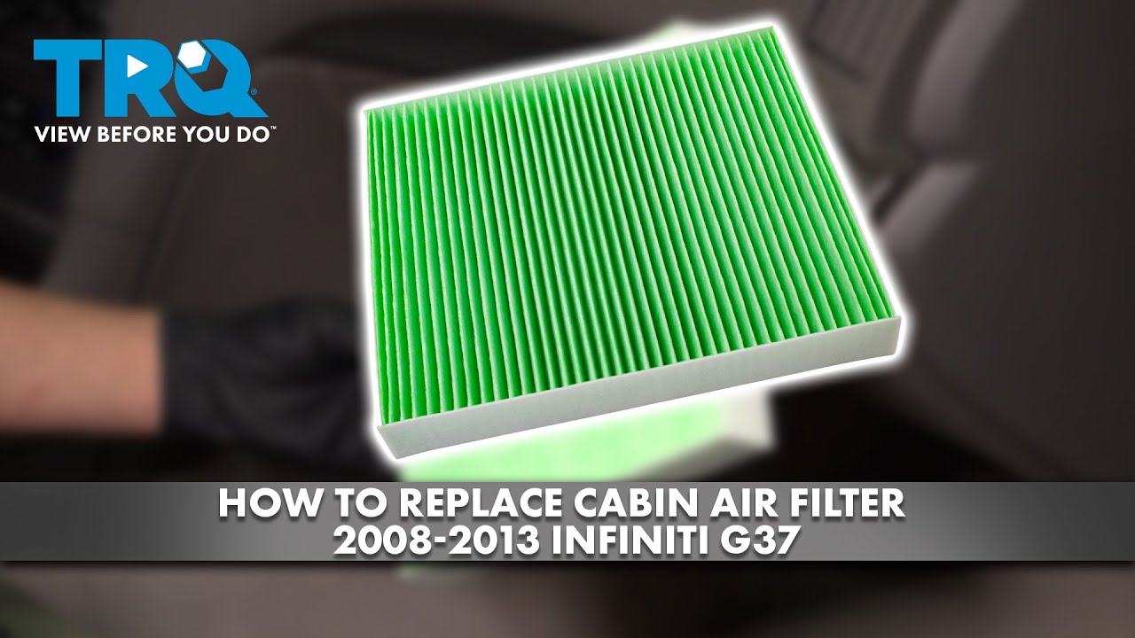 How to Replace Cabin Air Filter 2008-2013 INFINITI G37 | 1A Auto