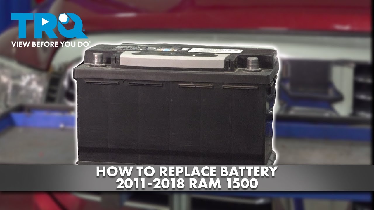 How to Replace Battery 2011- 2018 Ram 1500 | 1A Auto