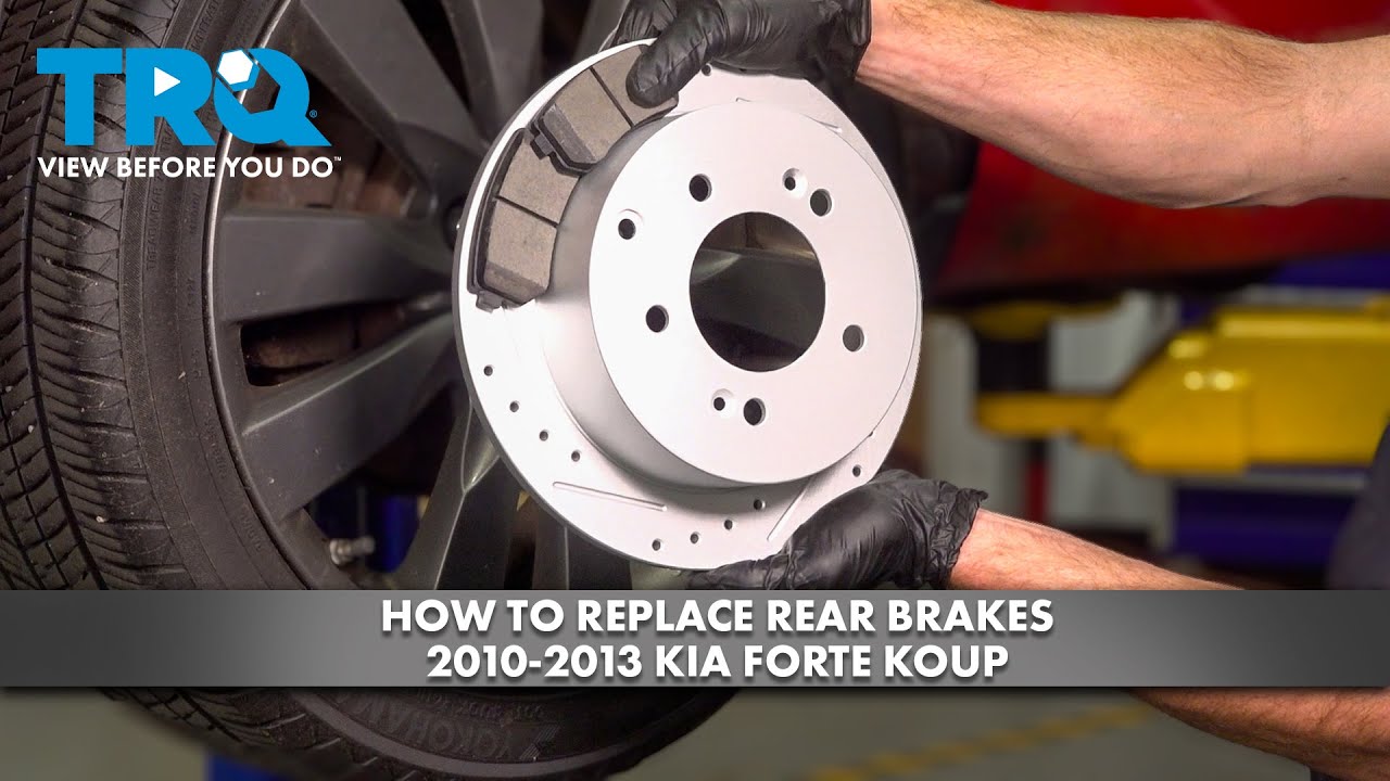 How to Replace Rear Brakes 2010-2013 Kia Forte Koup | 1A Auto