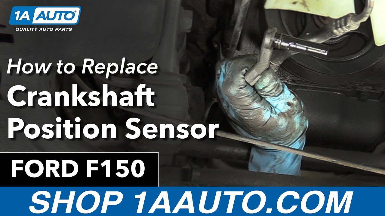 How To Replace Crankshaft Position Sensor 1997-99 Ford F150 | 1A Auto