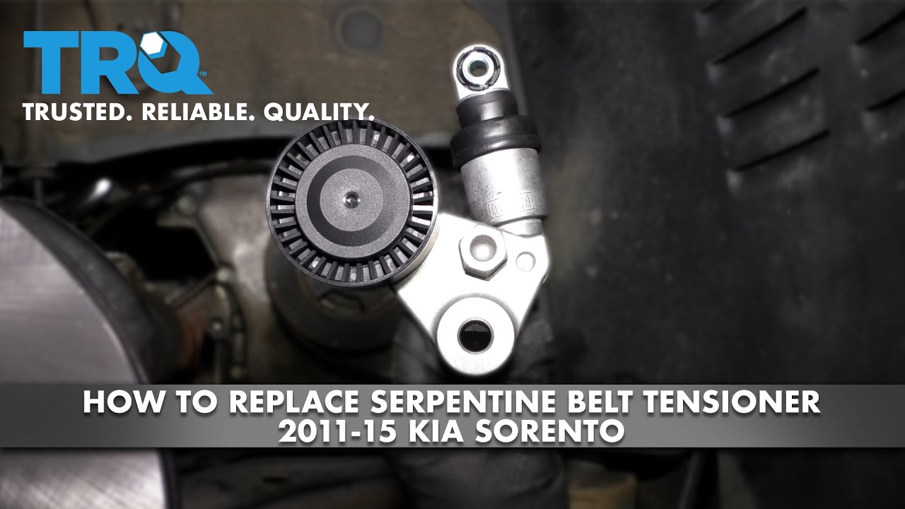 How To Replace Serpentine Belt Tensioner 2011 15 Kia Sorento 1a Auto