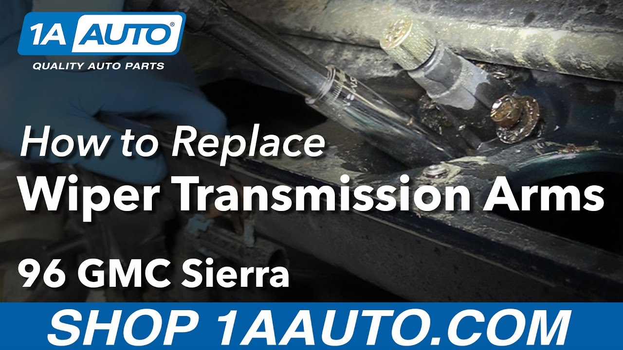 How To Replace Wiper Transmission Arms 1988 98 GMC Sierra K1500 1A Auto How To Replace Wiper Transmission Arms 1988 98 GMC Sierra K1500 1A Auto