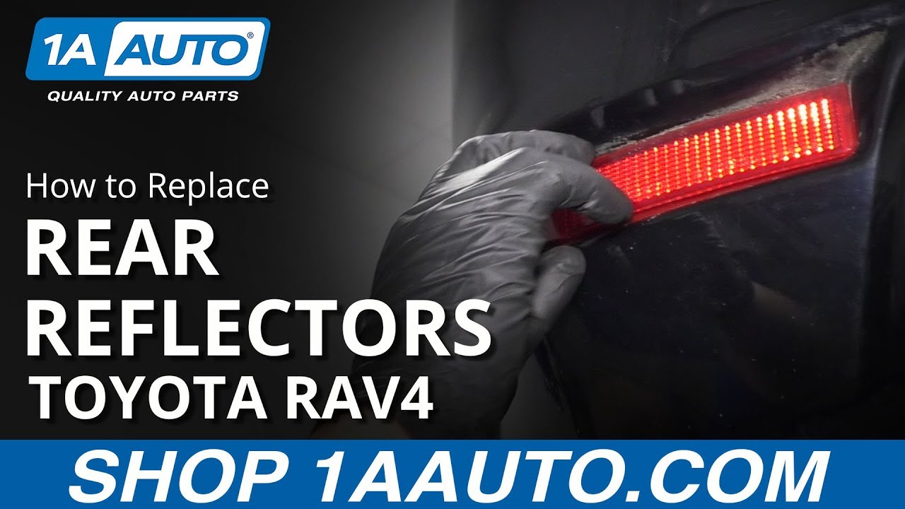 How to Replace Rear Reflectors 2005-16 Toyota RAV4 | 1A Auto