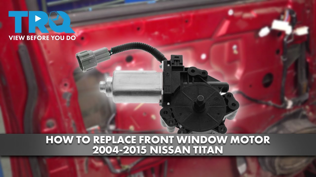 How to Replace Power Window Motor 2004-2015 Nissan Titan | 1A Auto