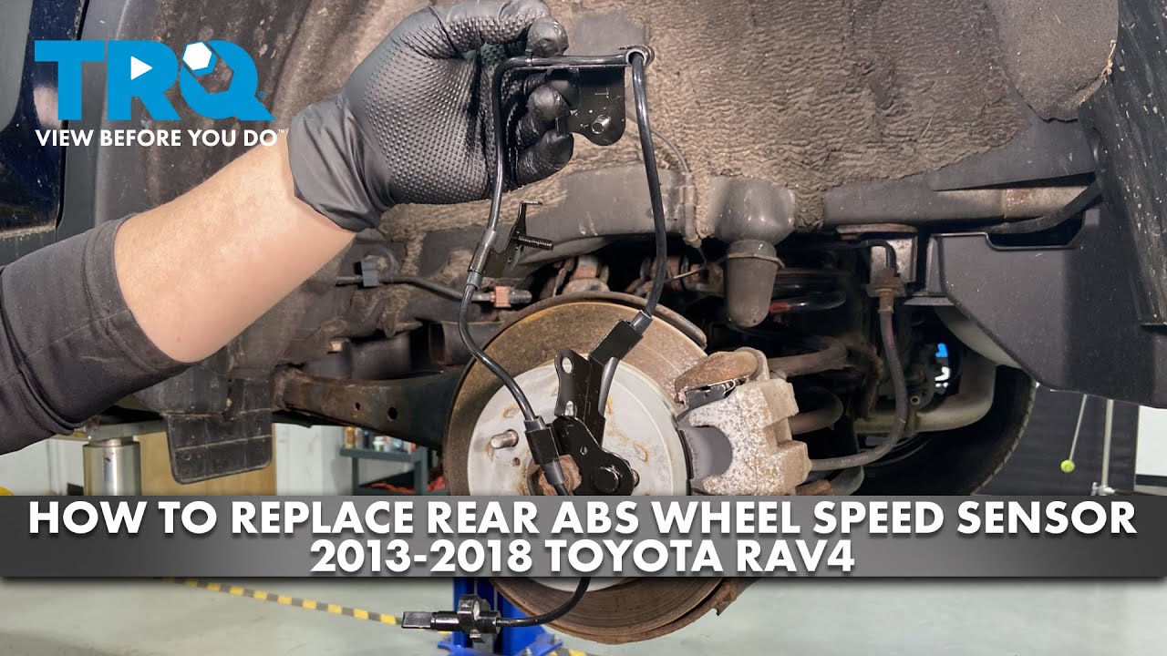 How to Replace Rear ABS Wheel Speed Sensors 2013-2018 Toyota RAV4 | 1A Auto