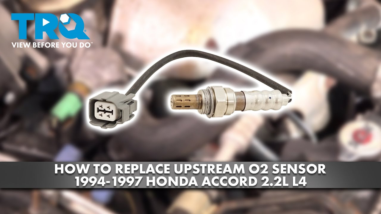 How to Replace Upstream O2 Sensor 1994-1997 Honda Accord 22L L4 | 1A Auto