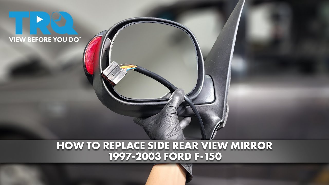How to Replace Side Rear View Mirror 1997-2003 Ford F-150 | 1A Auto