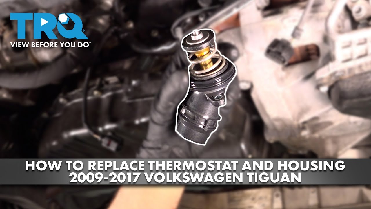 How to Replace Thermostat Housing 2009-2017 Volkswagen Tiguan | 1A Auto