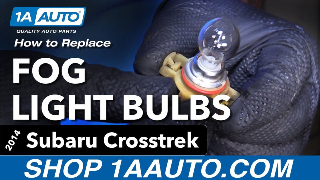 How to Replace Fog Light Bulbs 2014-17 Subaru Crosstrek | 1A Auto