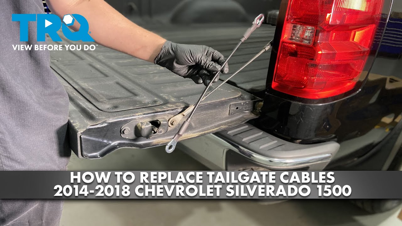 How to Replace Tailgate Cables 2014-2018 Chevrolet Silverado 1500 | 1A Auto